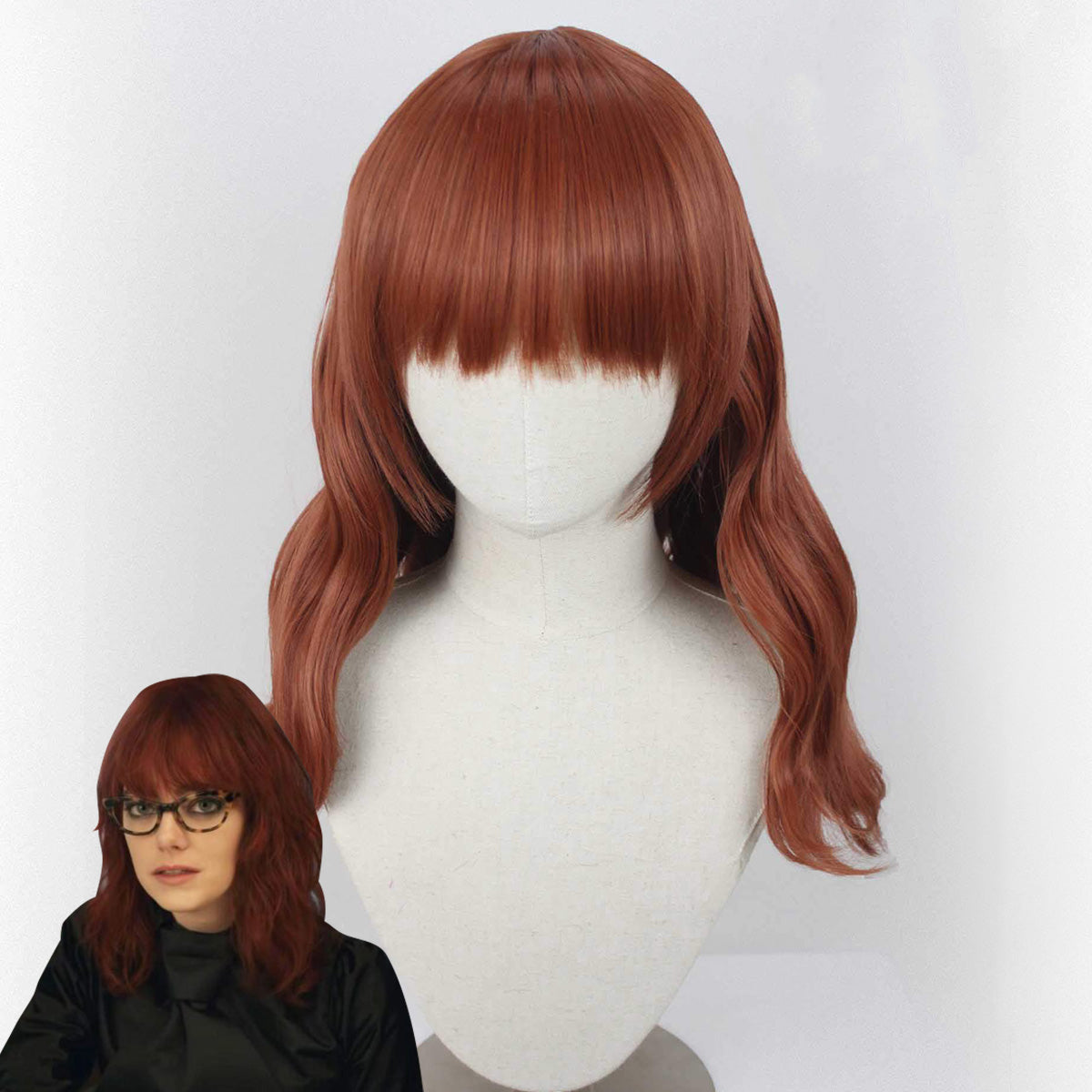 Cruella 2021 Movie Estella Orange Red Cosplay Wig – Gcosplay