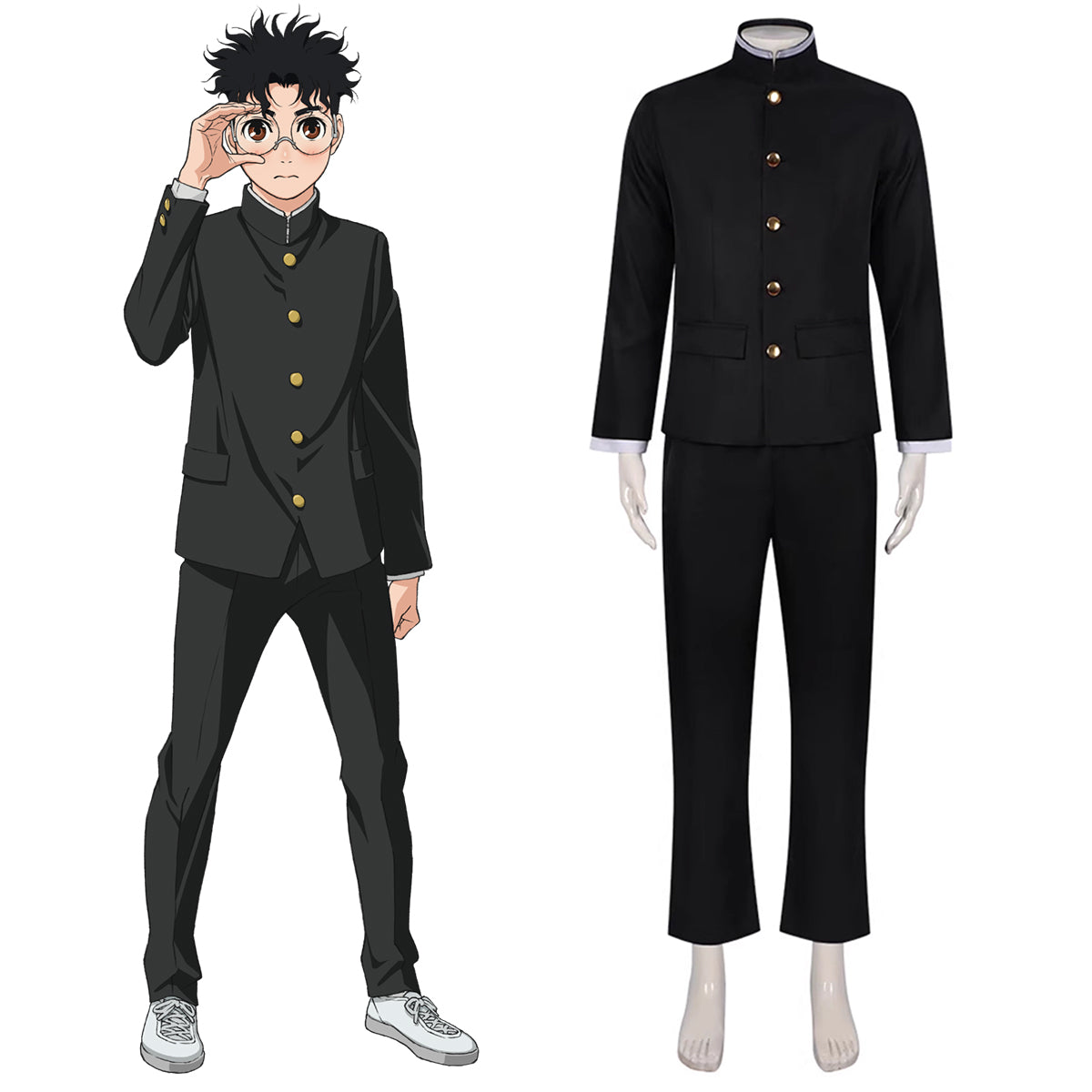 Dandadan Ken Takakura Uniform Cosplay Costume – Gcosplay