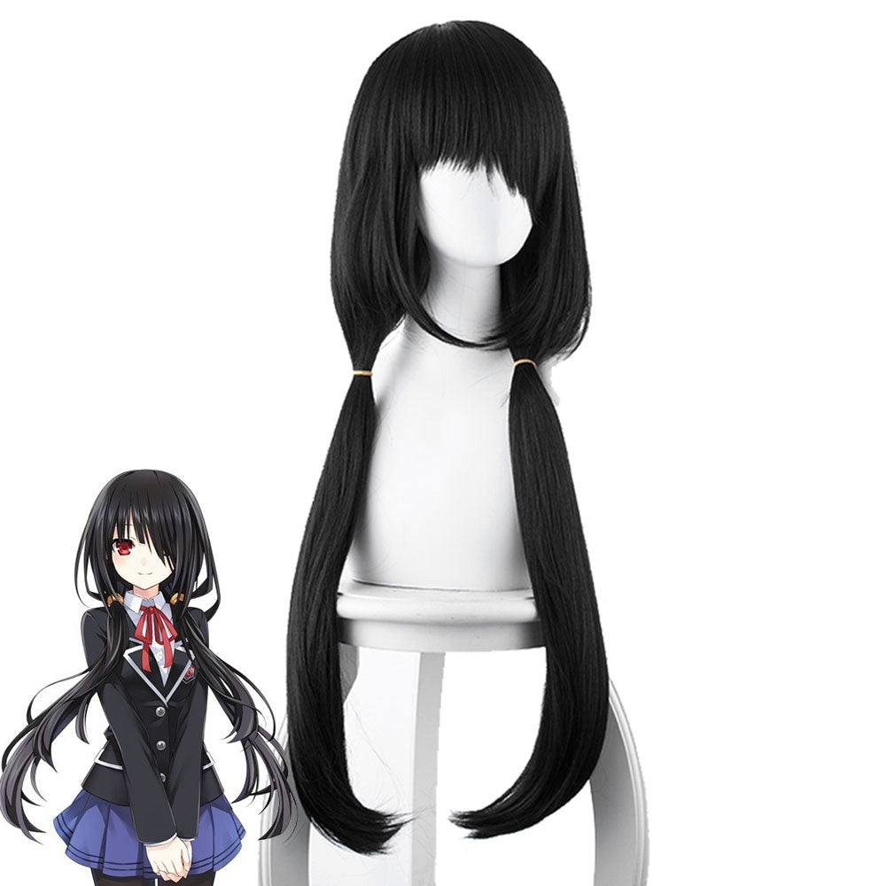 Date A Live Tokisaki Kurumi Nightmare Normal Black Cosplay Wig – Gcosplay