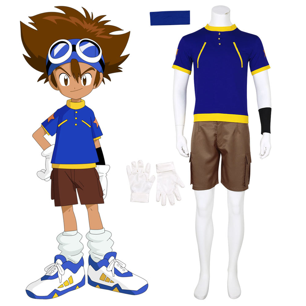 Digimon Adventure Digital Monster Tai Kamiya Taichi Yagami Cosplay Cos ...