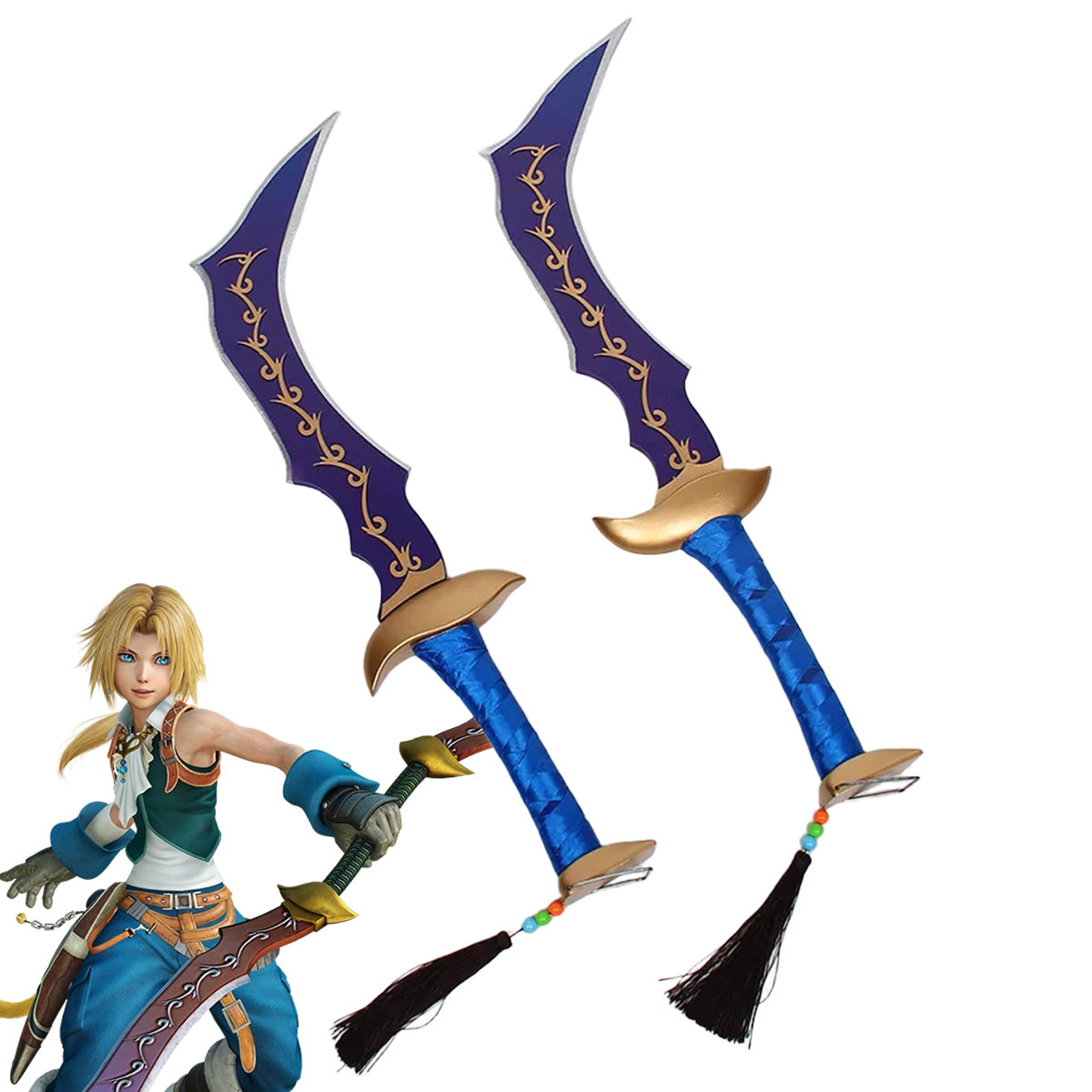 Dissidia Final Fantasy Zidane Tribal Cosplay Weapon – Gcosplay