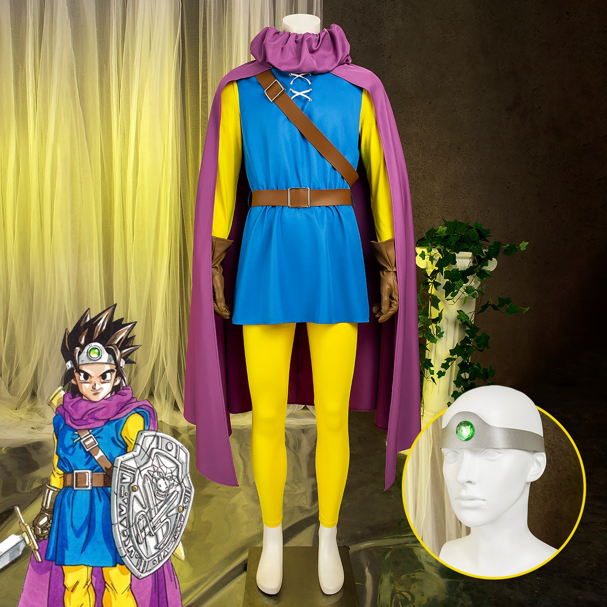 Dragon Quest III Hero Erdrick Cosplay Costume – Gcosplay