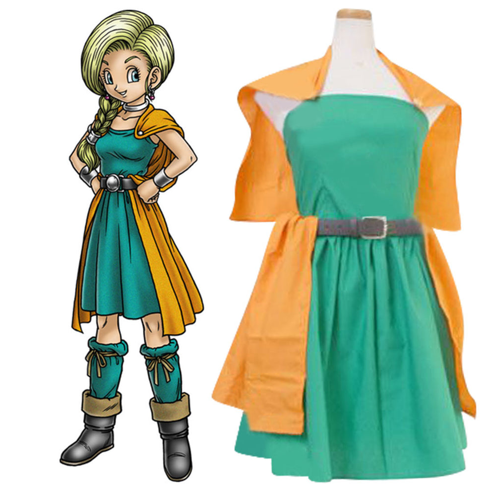 Dragon Quest V Hand of the Heavenly Bride Bianca Cosplay Costume – Gcosplay