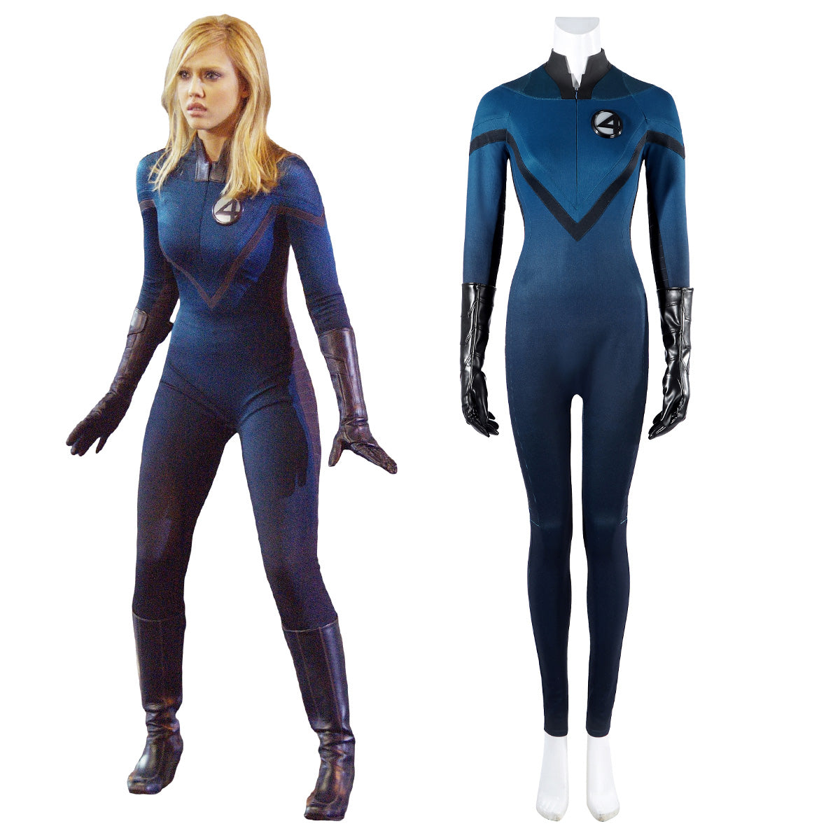 Fantastic Four Invisible Woman Sue Storm Cosplay Costume – Gcosplay