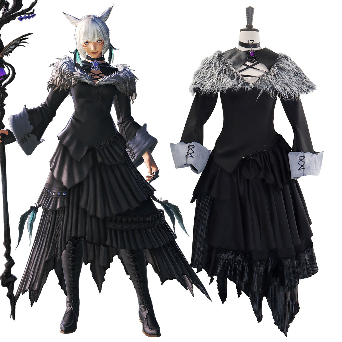Final Fantasy XIV Shadowbringers 5.0 FF14 Y'shtola Rhul Yshtola Rhul C ...