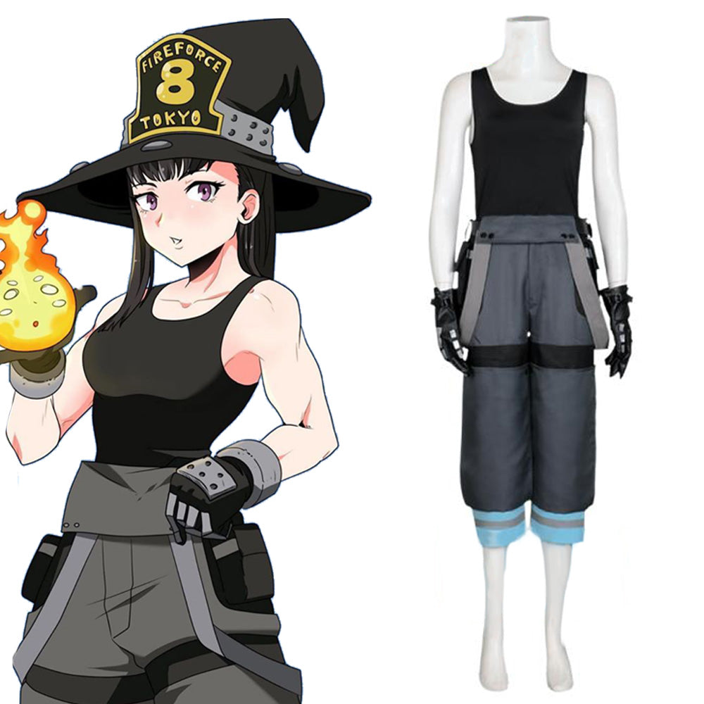 Fire Force Enen No Shouboutai Maki Oze Cosplay Costume – Gcosplay