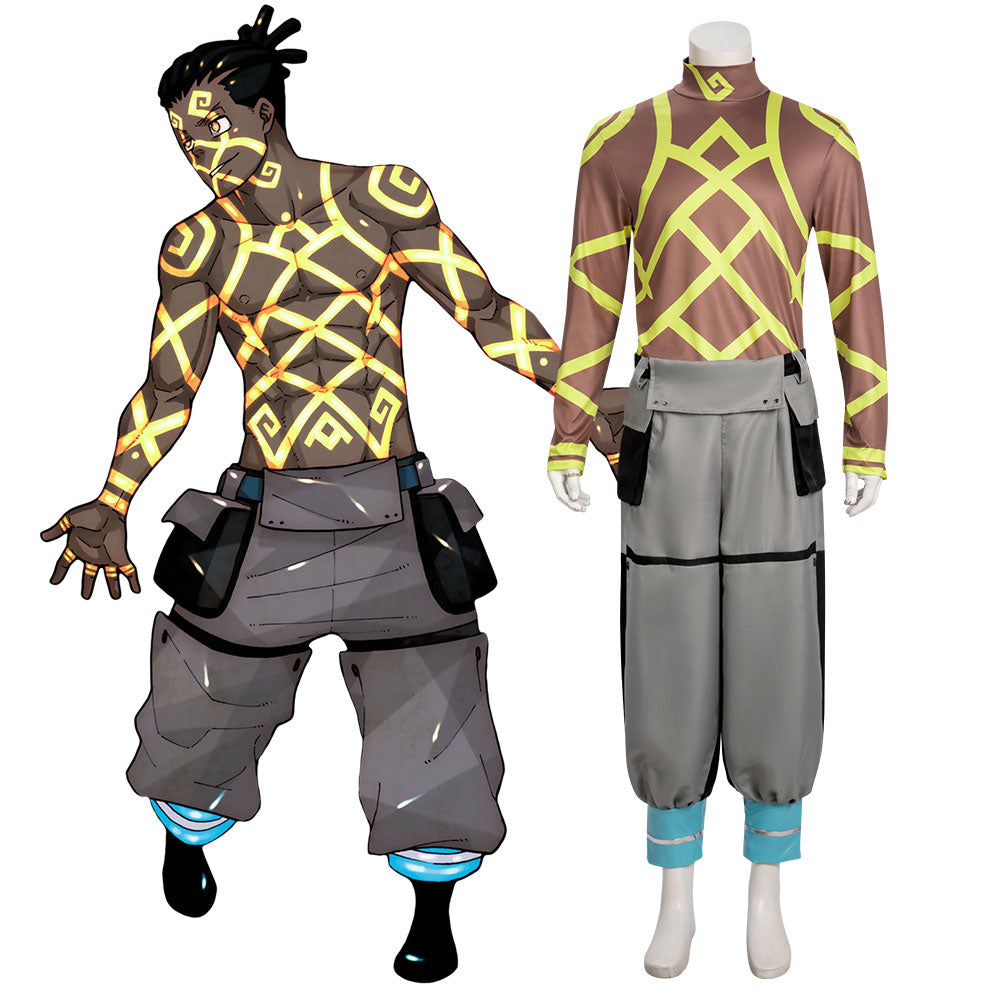 Fire Force Enen No Shouboutai Ogun Montgomery Cosplay Costume – Gcosplay