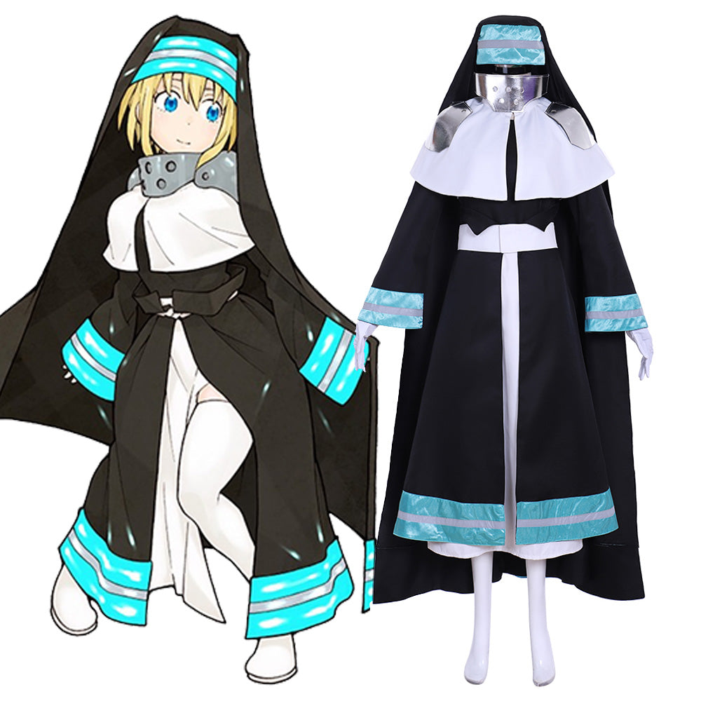 Fire Force Enen no Shouboutai Iris Battle Suit Cosplay Costume – Gcosplay