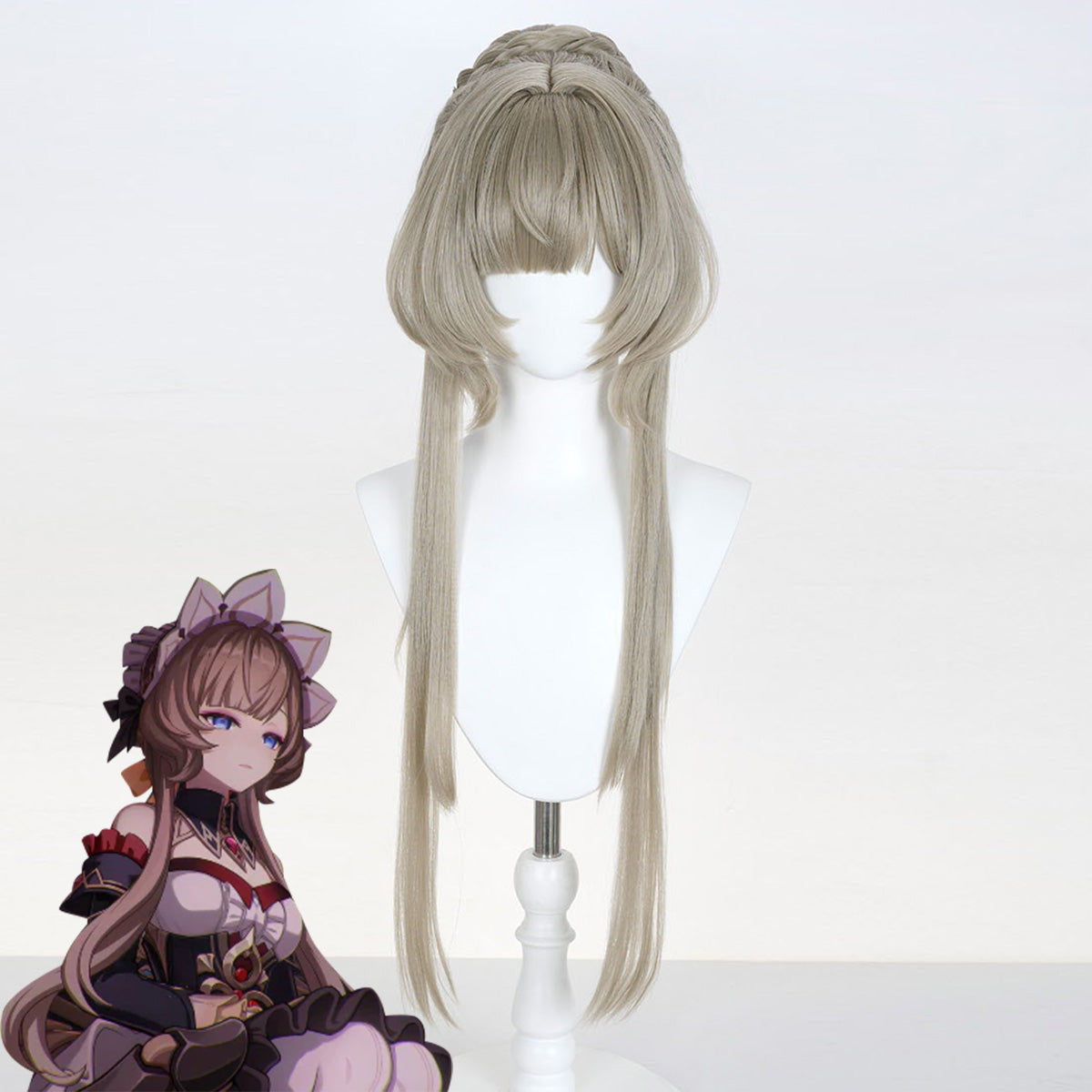 Genshin Impact Codename Marionette Sandrone Cosplay Wig – Gcosplay