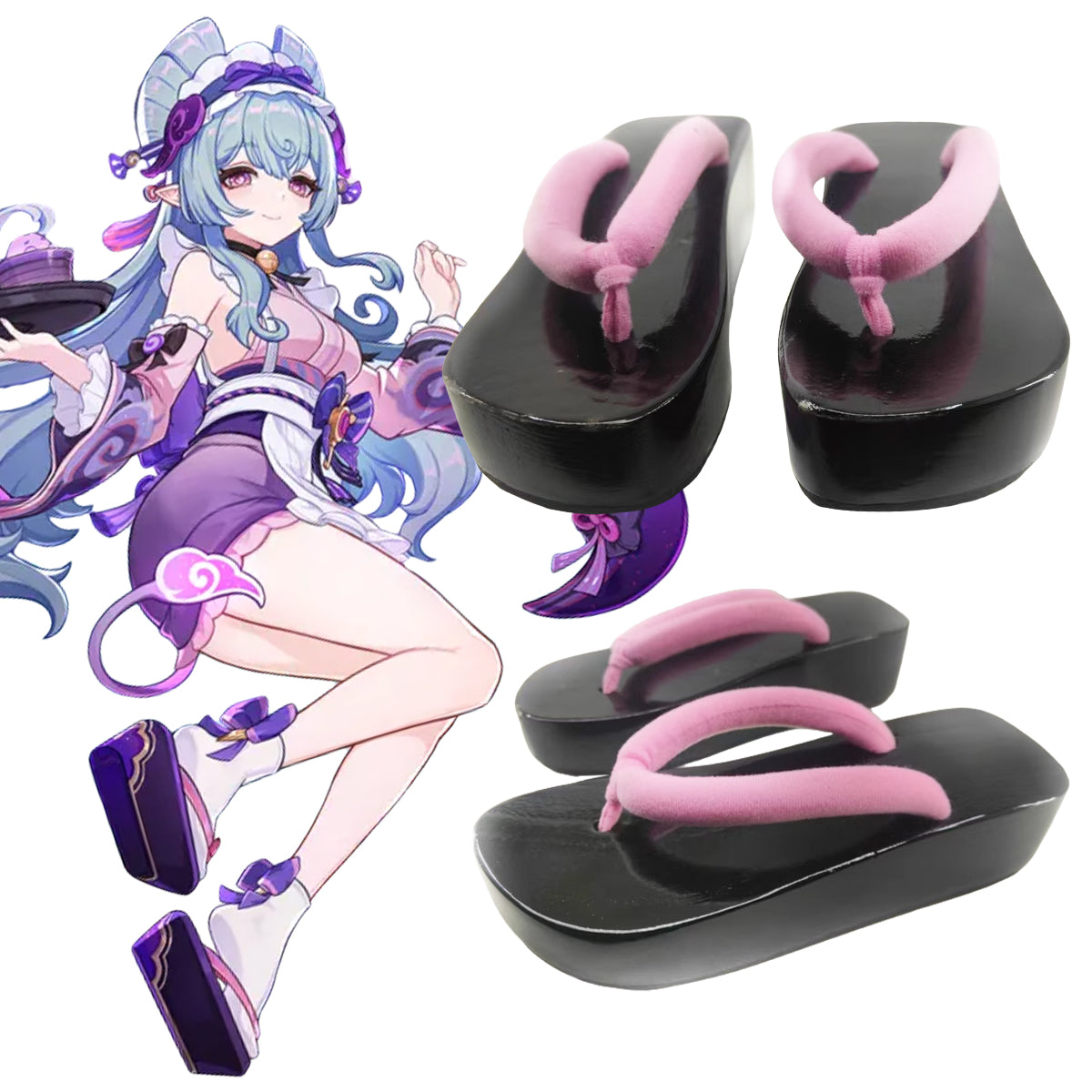 Genshin Impact Yumemizuki Mizuki Cosplay Shoes – Gcosplay