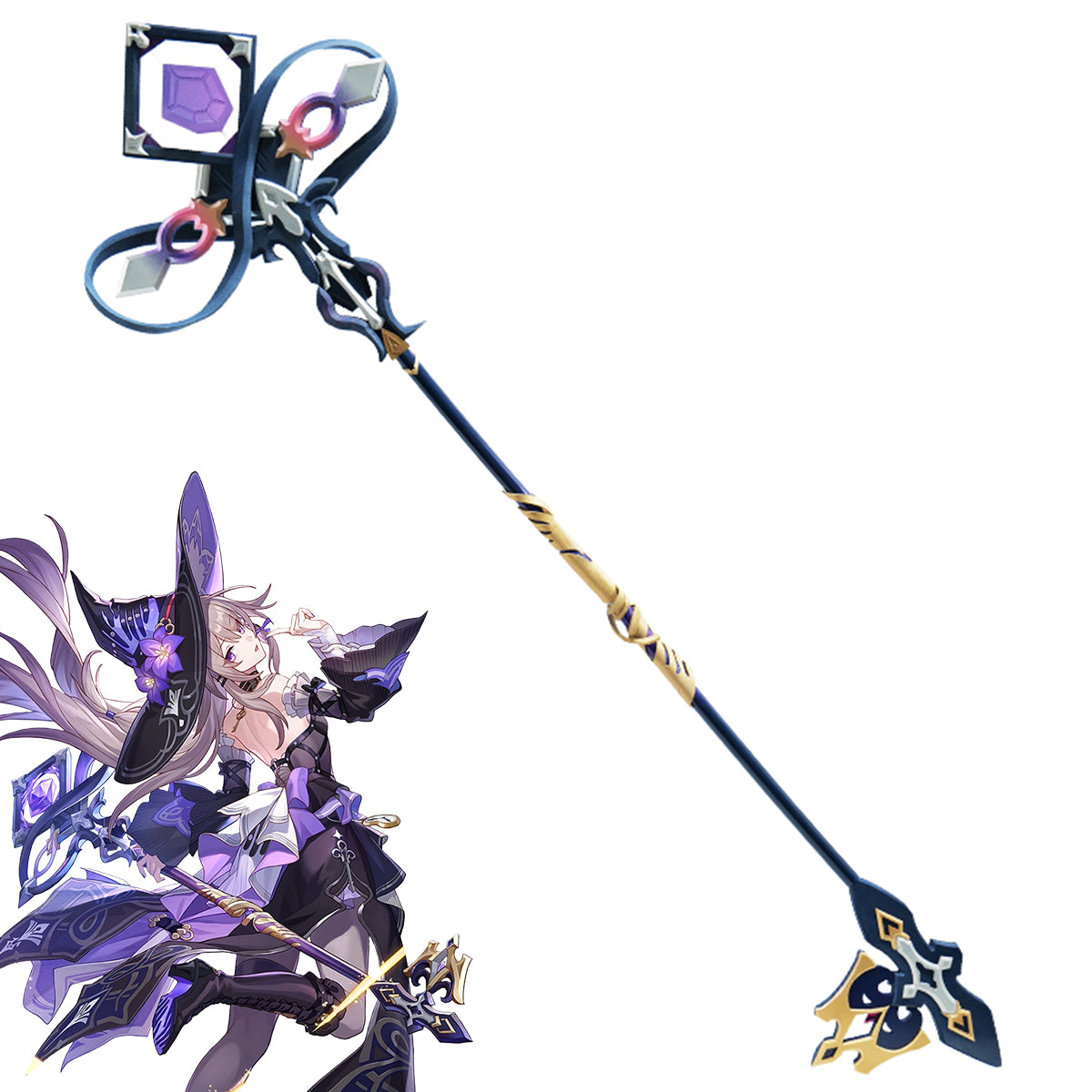 Honkai: Star Rail The Herta Herta Prime Staff Cosplay Weapon Prop ...