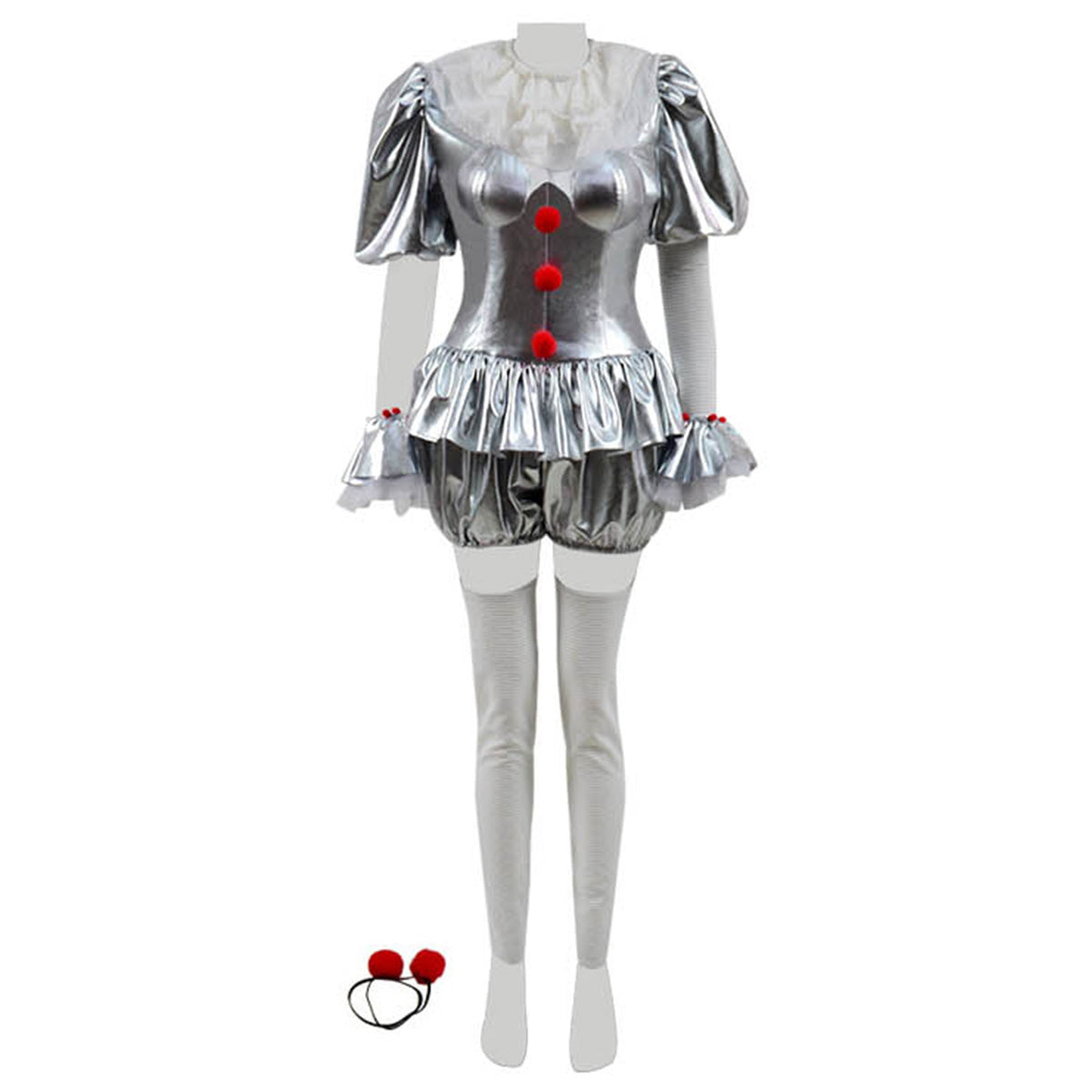 It 2017 Movie Female Pennywise Halloween Cosplay Costume – Gcosplay