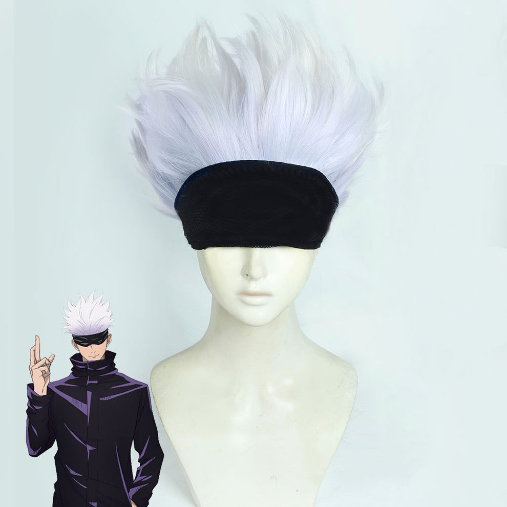Jujitsu Fight Sorcery Fight Megumi Satoru Gojo White Purple Cosplay Wi ...