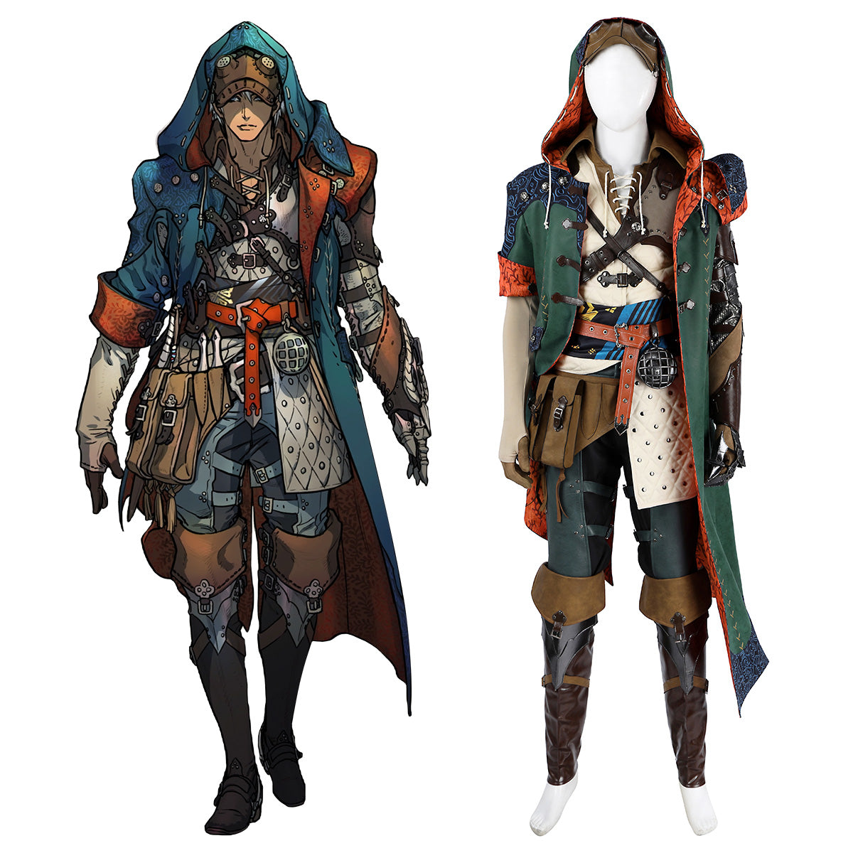 MH Wilds Hunter Hope Set Male Cosplay Costume – Gcosplay