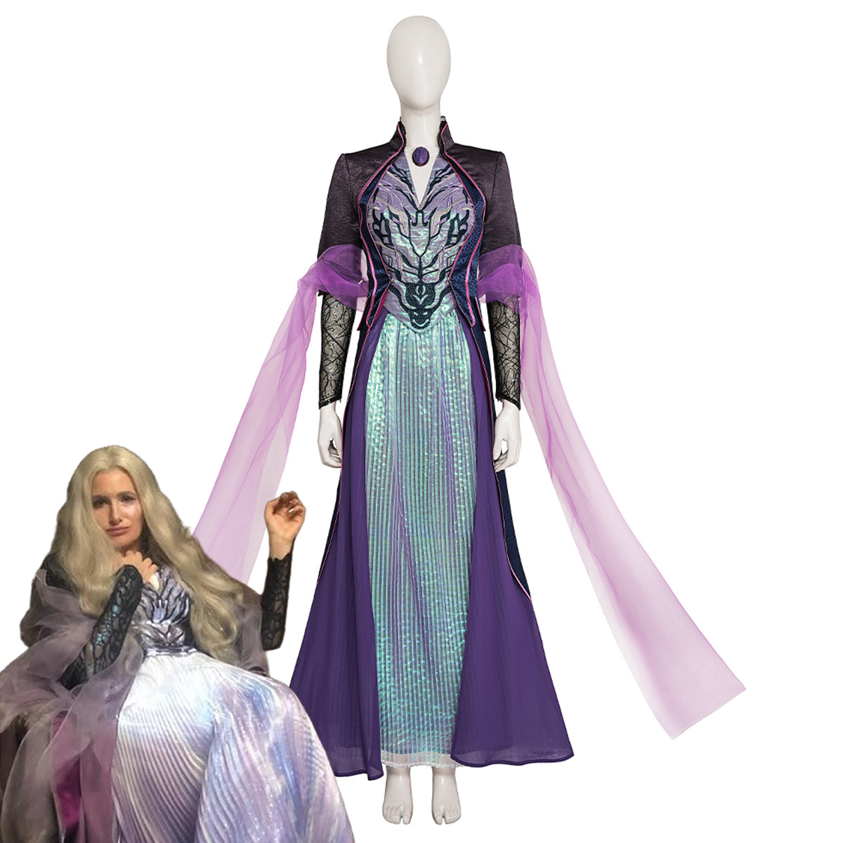 Marvel Agatha All Along Ghost Agatha Harkness Cosplay Costume – Gcosplay