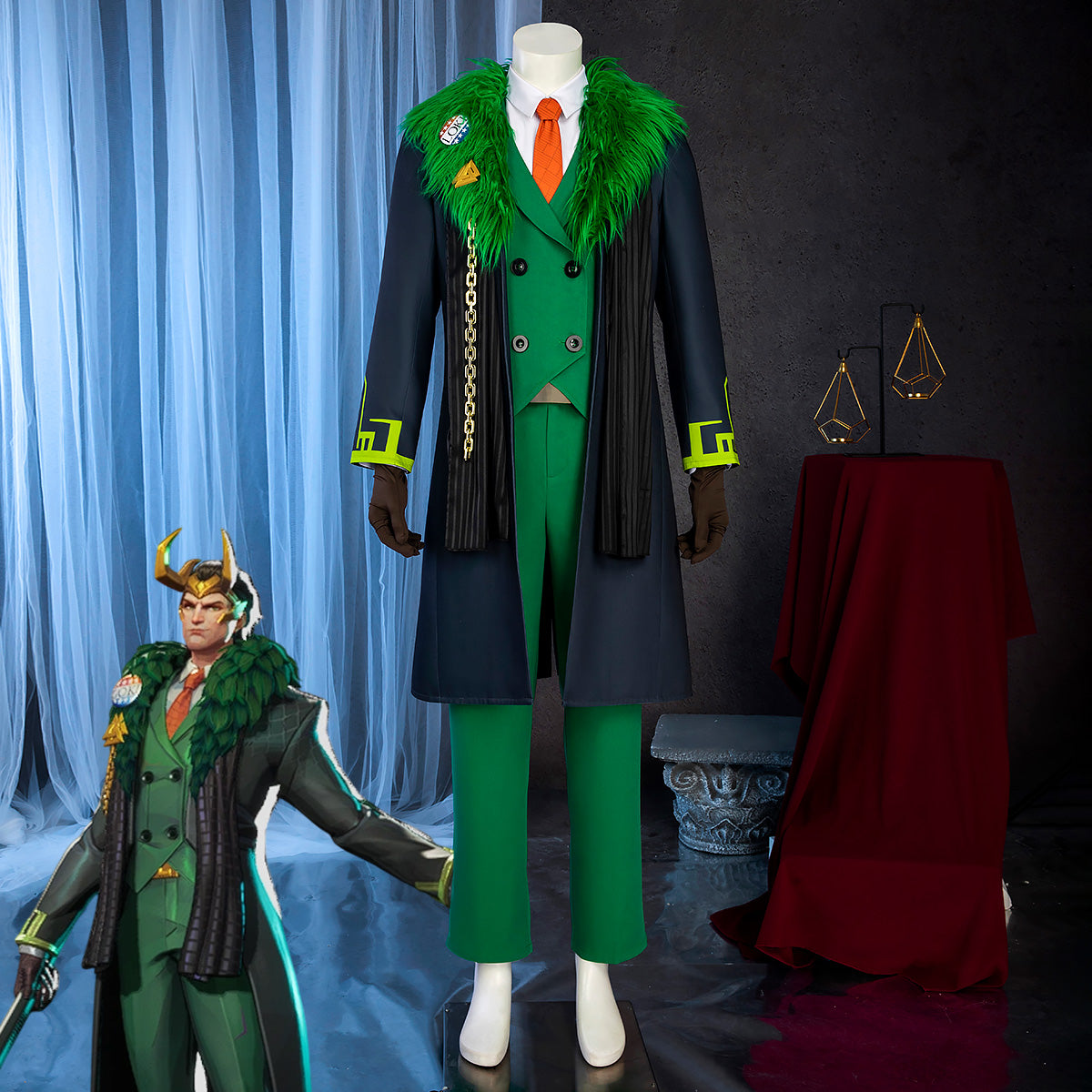 MAV Rivals Loki Loki Presidential Attire Skin Cosplay Costume – Gcosplay