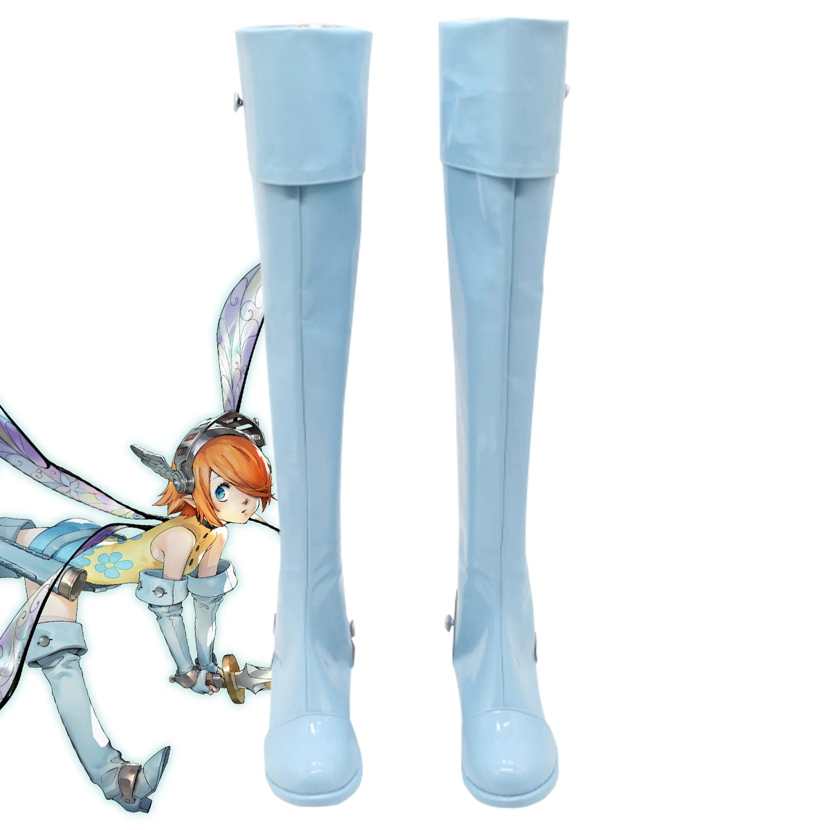 Metaphor: ReFantazio Gallica White Shoes Cosplay Boots – Gcosplay