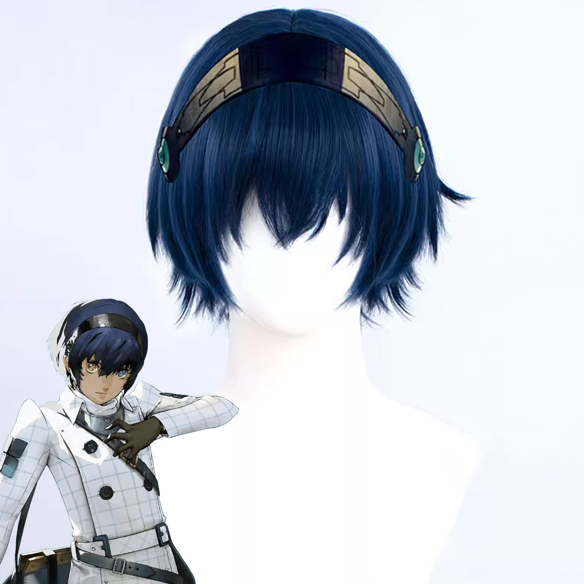 Metaphor: ReFantazio Travelling Boy Blue Cosplay Wig – Gcosplay