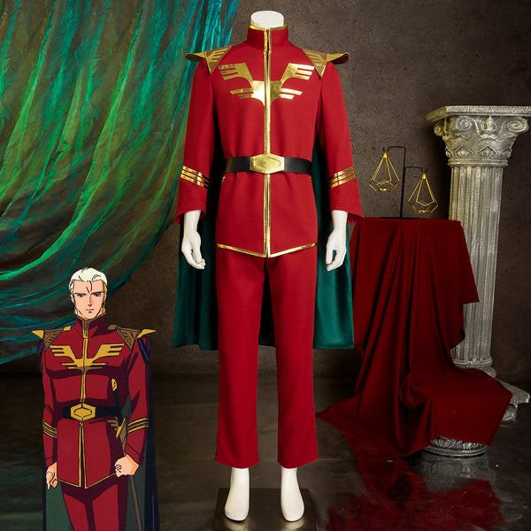 Mobile Suit Gundam: Char's Counterattack Char Aznable Cosplay Costume ...