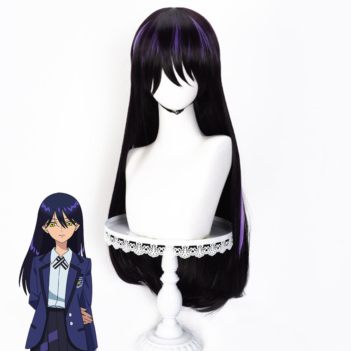 Mobile Suit Gundam GQuuuuuuX Nyaan Blue Cosplay Wig – Gcosplay