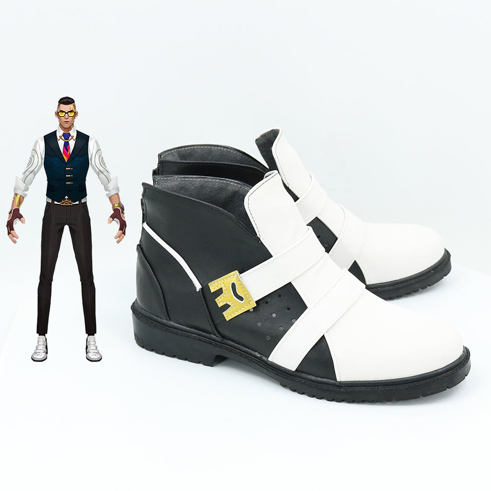 Valorant Chamber White Cosplay Shoes – Gcosplay
