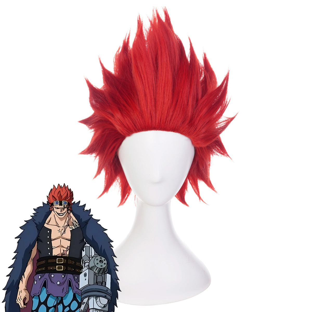 One Piece Eustass Kid Red Cosplay Wig – Gcosplay