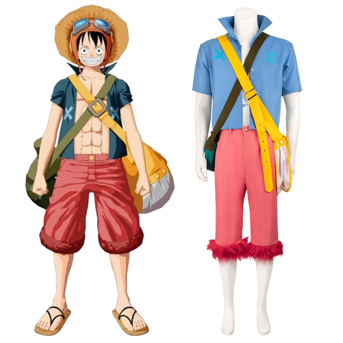 One Piece Film Strong World Monkey·D·Luffy Cosplay Costume – Gcosplay
