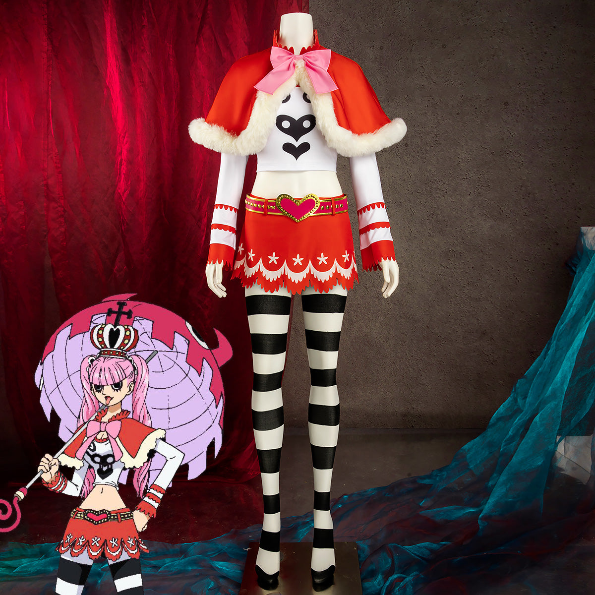 One Piece Perona Ghost Princess Two Years Ago Cosplay Costume – Gcosplay