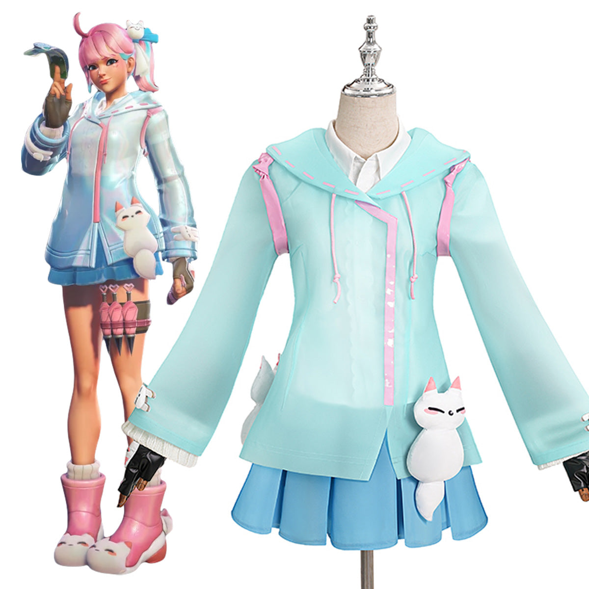 Overwatch 2 Kiriko Rainy Day Skin Cosplay Costume – Gcosplay