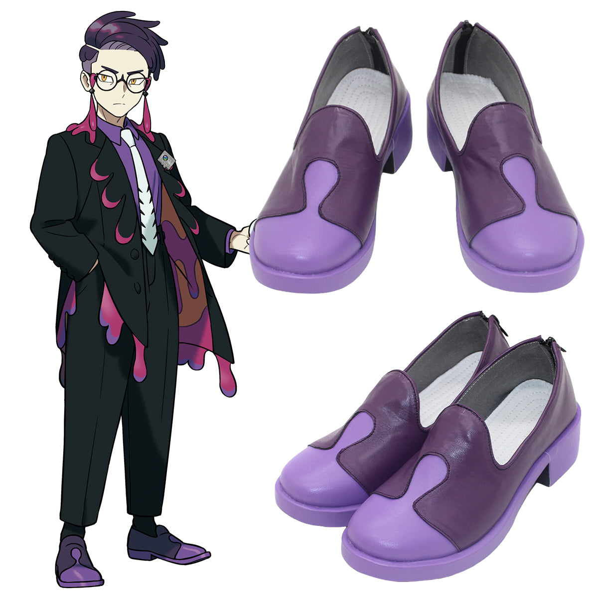 PM Legends: ZA Karasuba Corbeau Cosplay Shoes – Gcosplay