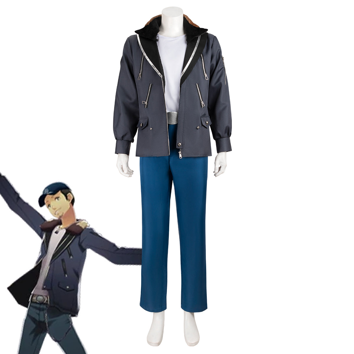 Persona 3 Reload P3R Junpei Iori Winter Cosplay Costume – Gcosplay