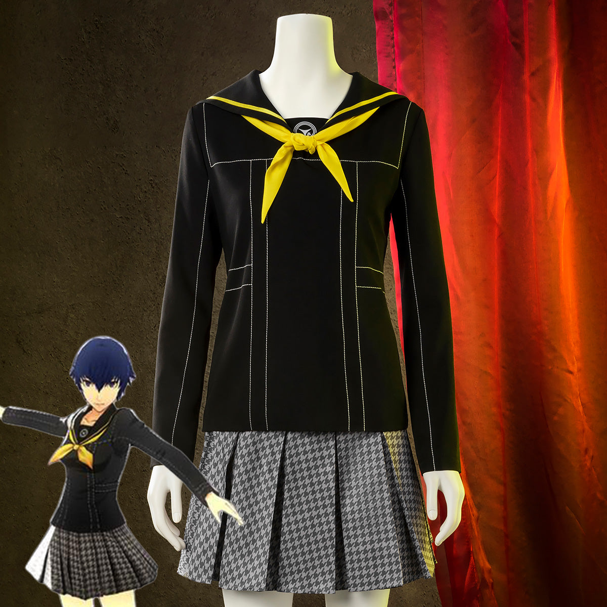 Persona 4 Shin Megami Tensei Shirogane Naoto School Uniform Cosplay Co ...