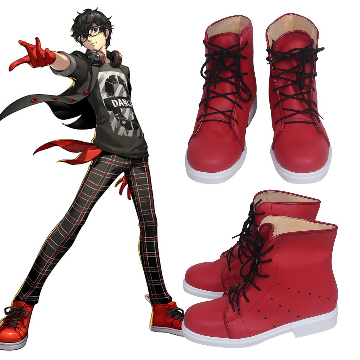Persona 5: Dancing Star Night Protagonist Akira Kurusu Ren Amamiya Red ...