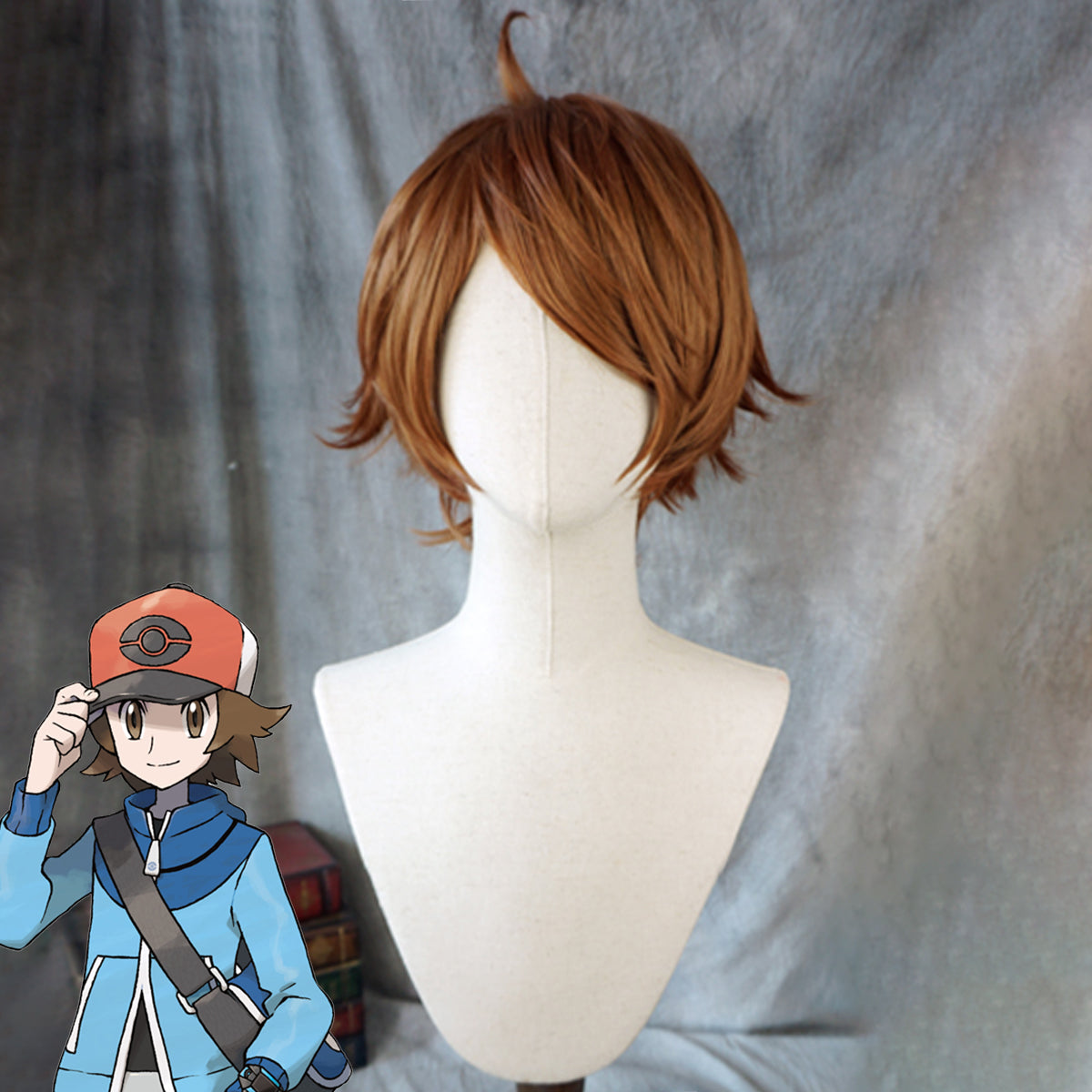 Pokemon Black White PM Hilbert Brown Cosplay Wig – Gcosplay