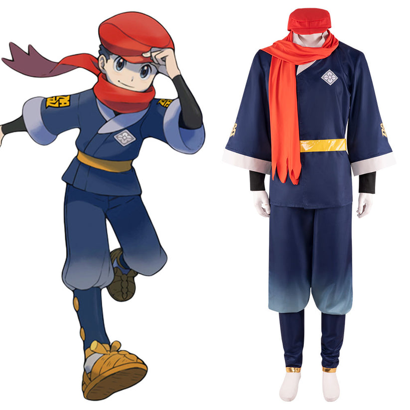Pokemon Legends: Arceus Male Protagonist Rei Cosplay Costume – Gcosplay