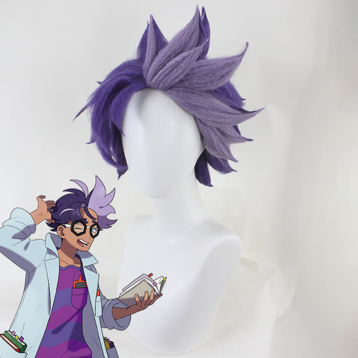 Pokemon Scarlet and Violet Jacq Purple Cosplay Wig – Gcosplay