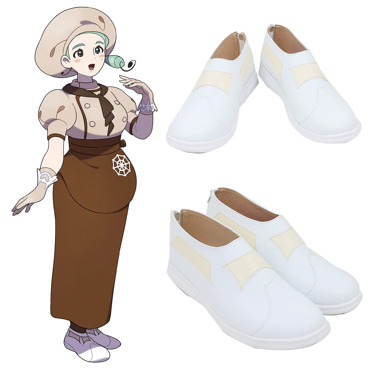 Pokemon Scarlet and Violet Katy Cortondo gym bug Cosplay Shoes – Gcosplay