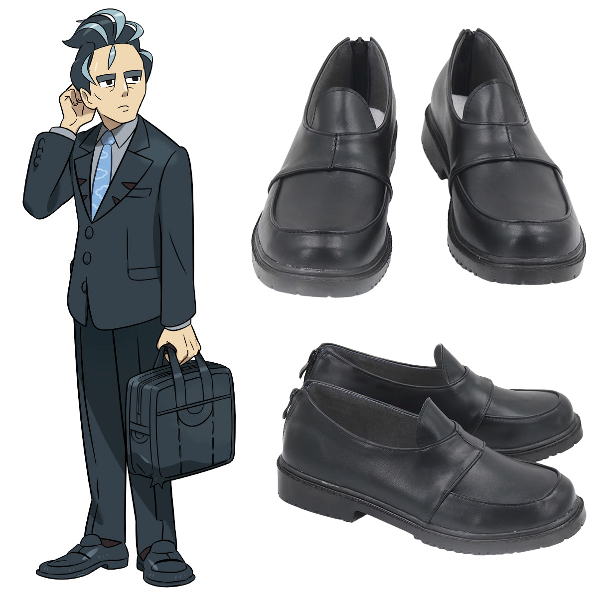Pokemon Scarlet and Violet Larry Medali gym normal Cosplay Shoes – Gcosplay