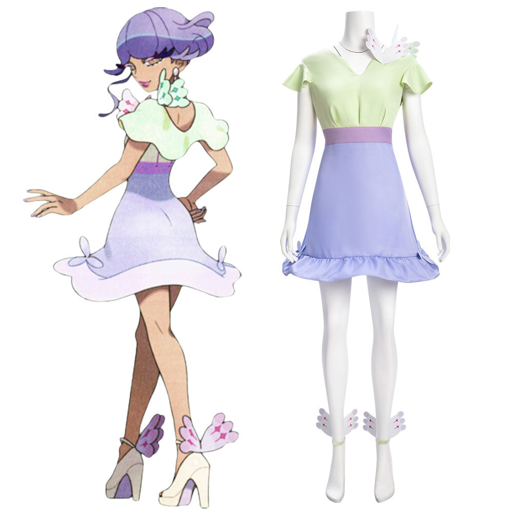 Pokemon Scarlet and Violet Tulip Alfornada gym psychic Cosplay Costume ...