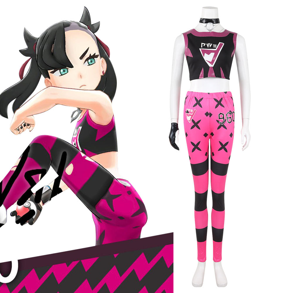 Pokemon Sword And Shield Marnie Uniforms Cosplay Costume – Gcosplay
