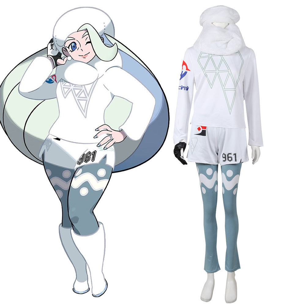 Pokemon Sword And Shield Melony Cosplay Costume – Gcosplay