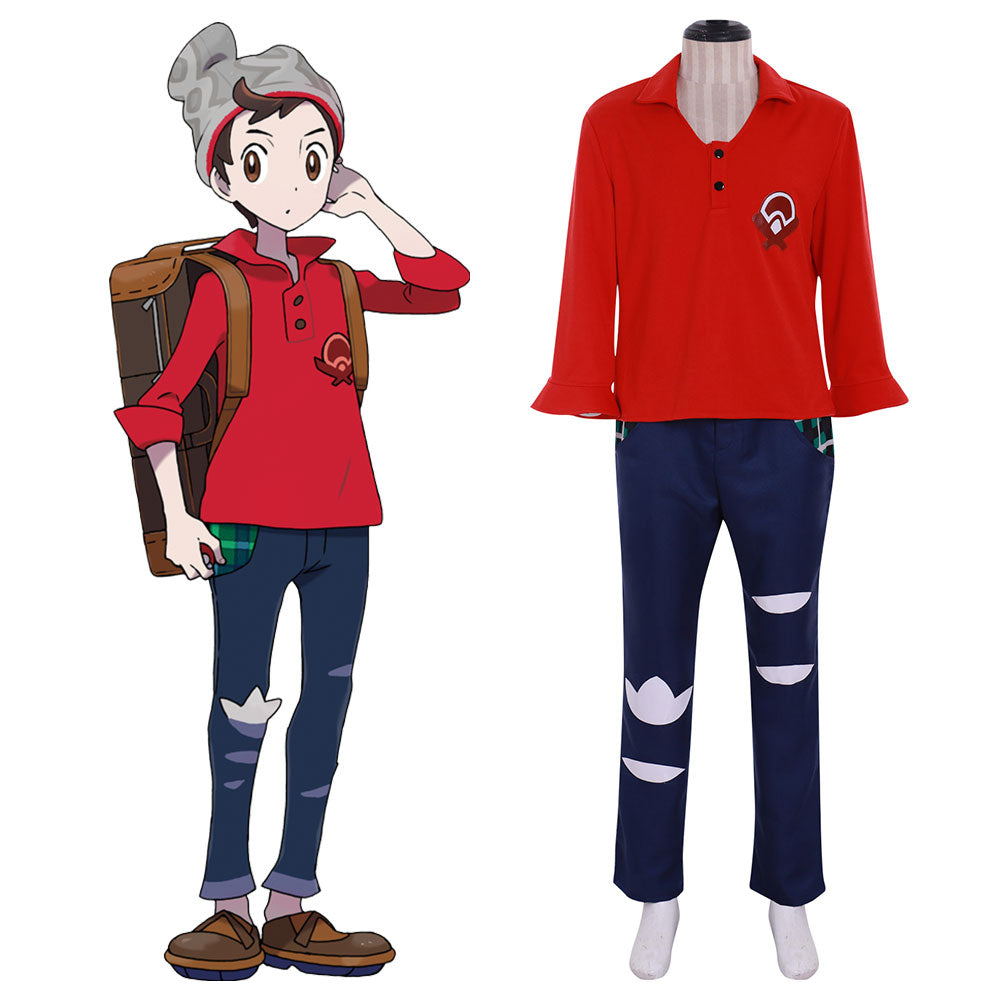 Pokemon Sword and PM Shield Male Trainer Cosplay Costume – Gcosplay