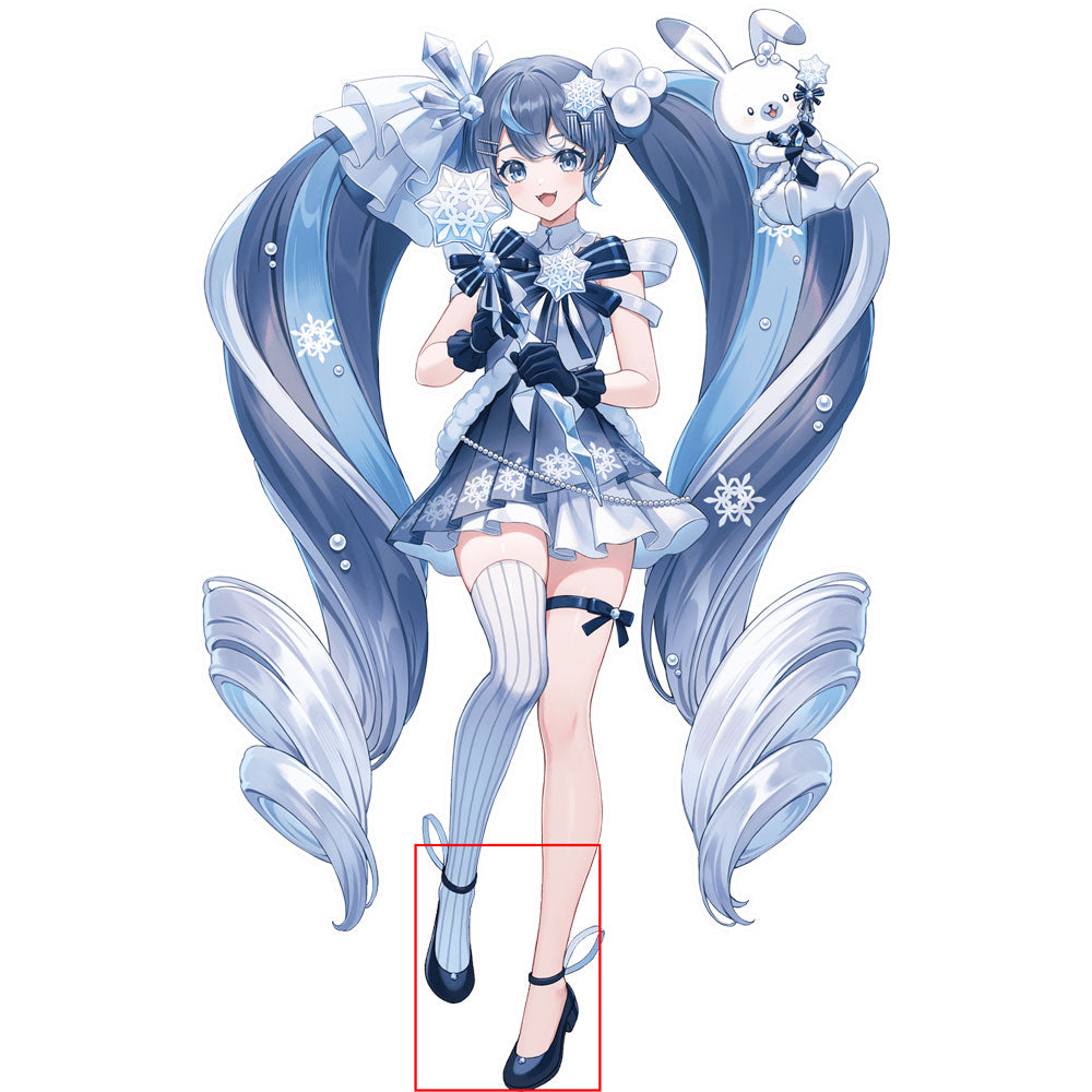 Vocal Idol Snow Virtual Girl 2025 Blue Cosplay Shoes – Gcosplay
