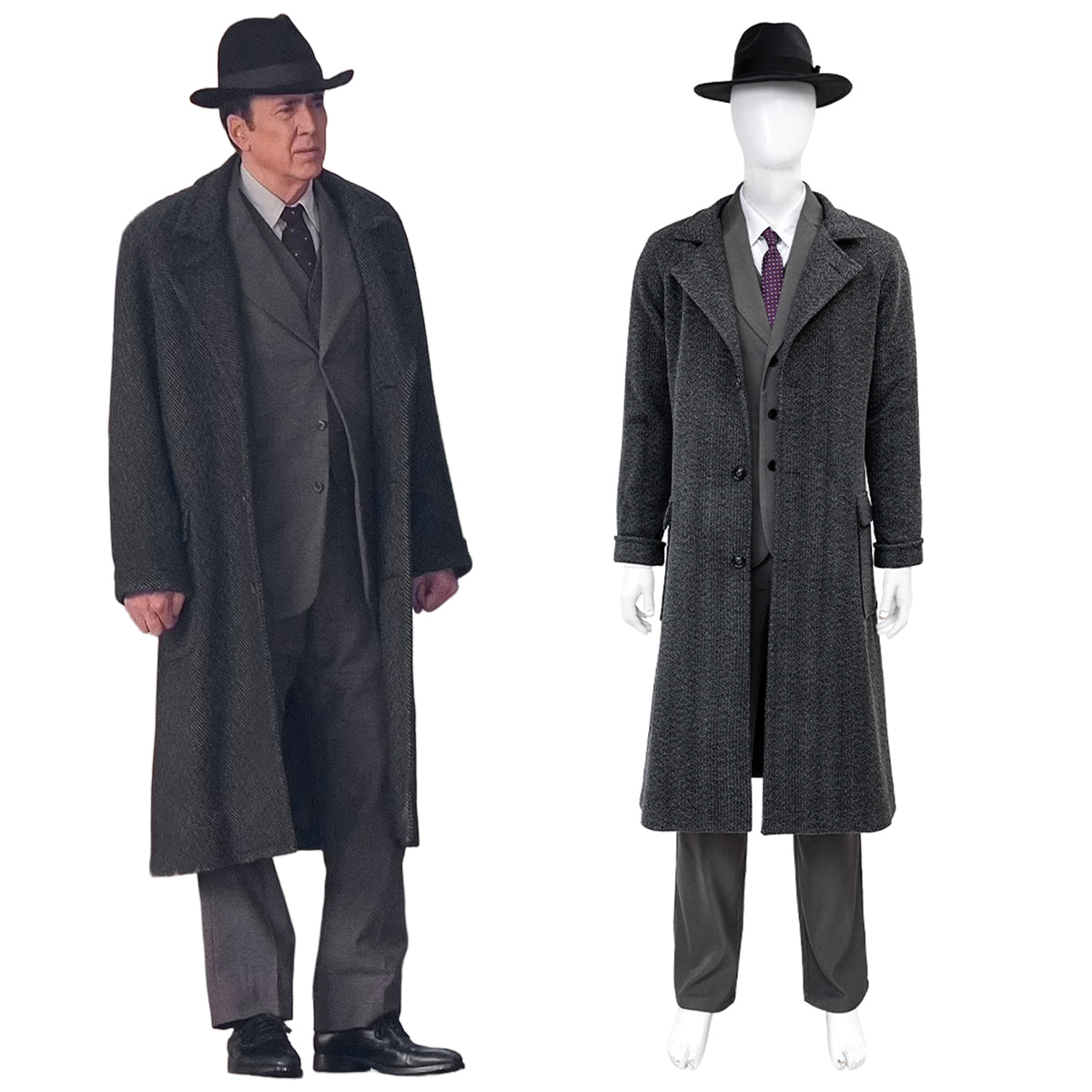 Spider-Man Noir (2025) Spider-Noir Suit Cosplay Costume – Gcosplay