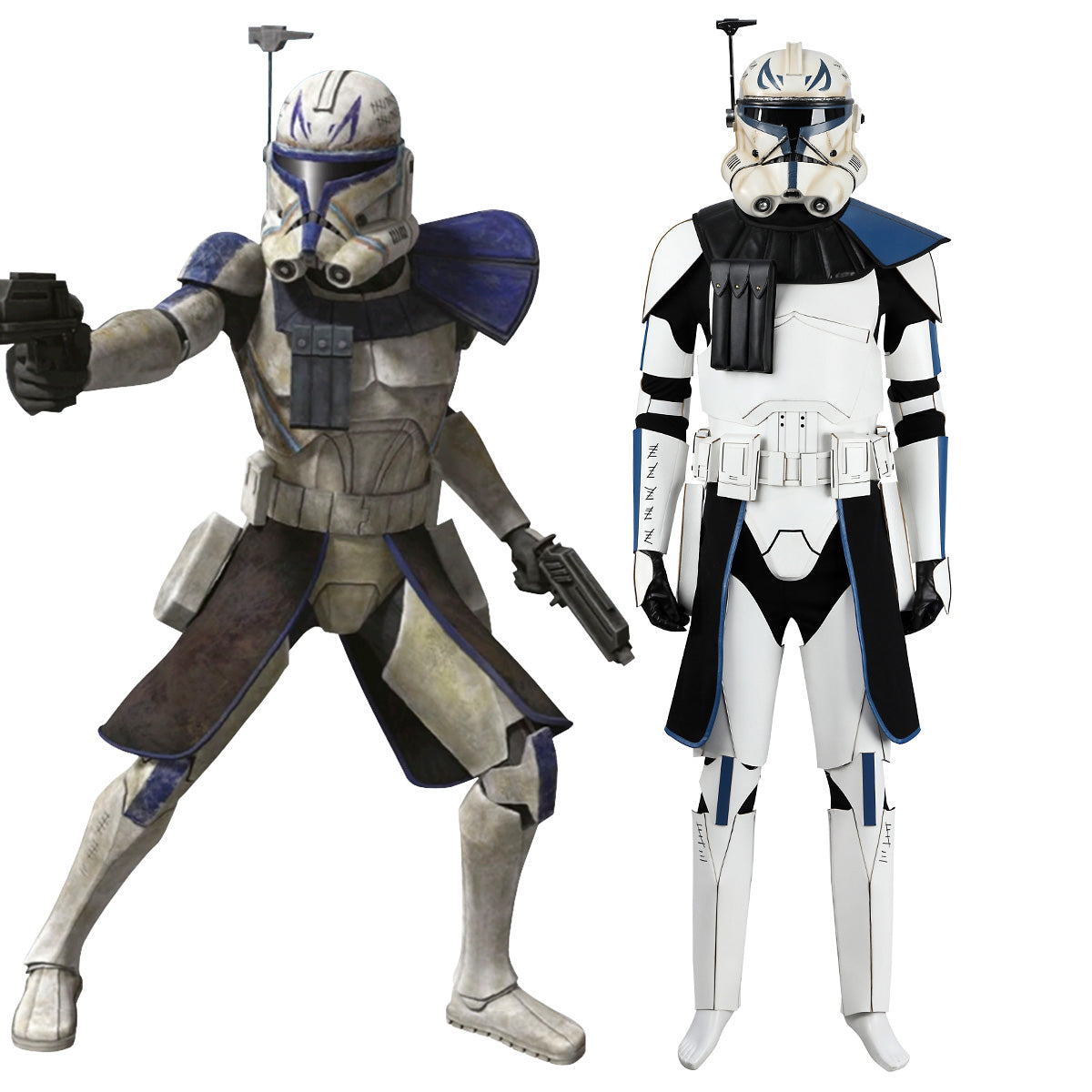 Star Wars: The Clone Wars Captain Rex Cosplay Costume – Gcosplay