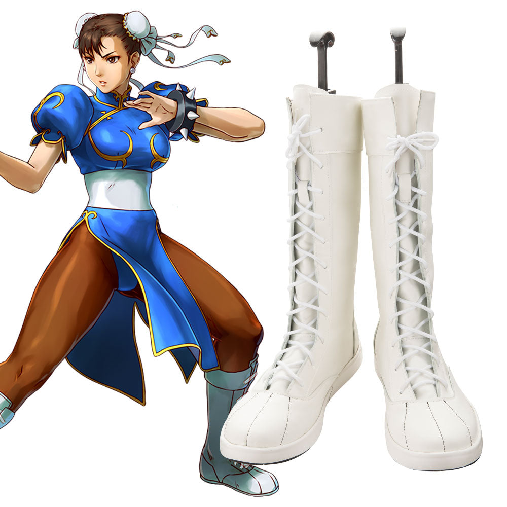 SF White Shoes Cosplay Boots – Gcosplay
