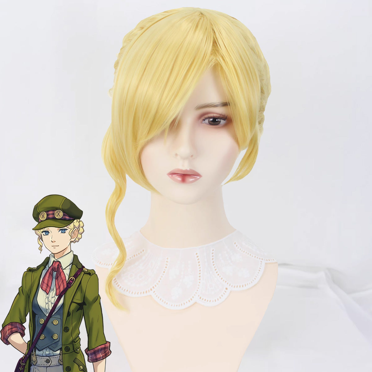The Great Ace Attorney Chronicles Gina Lestrade Golden Cosplay Wig ...