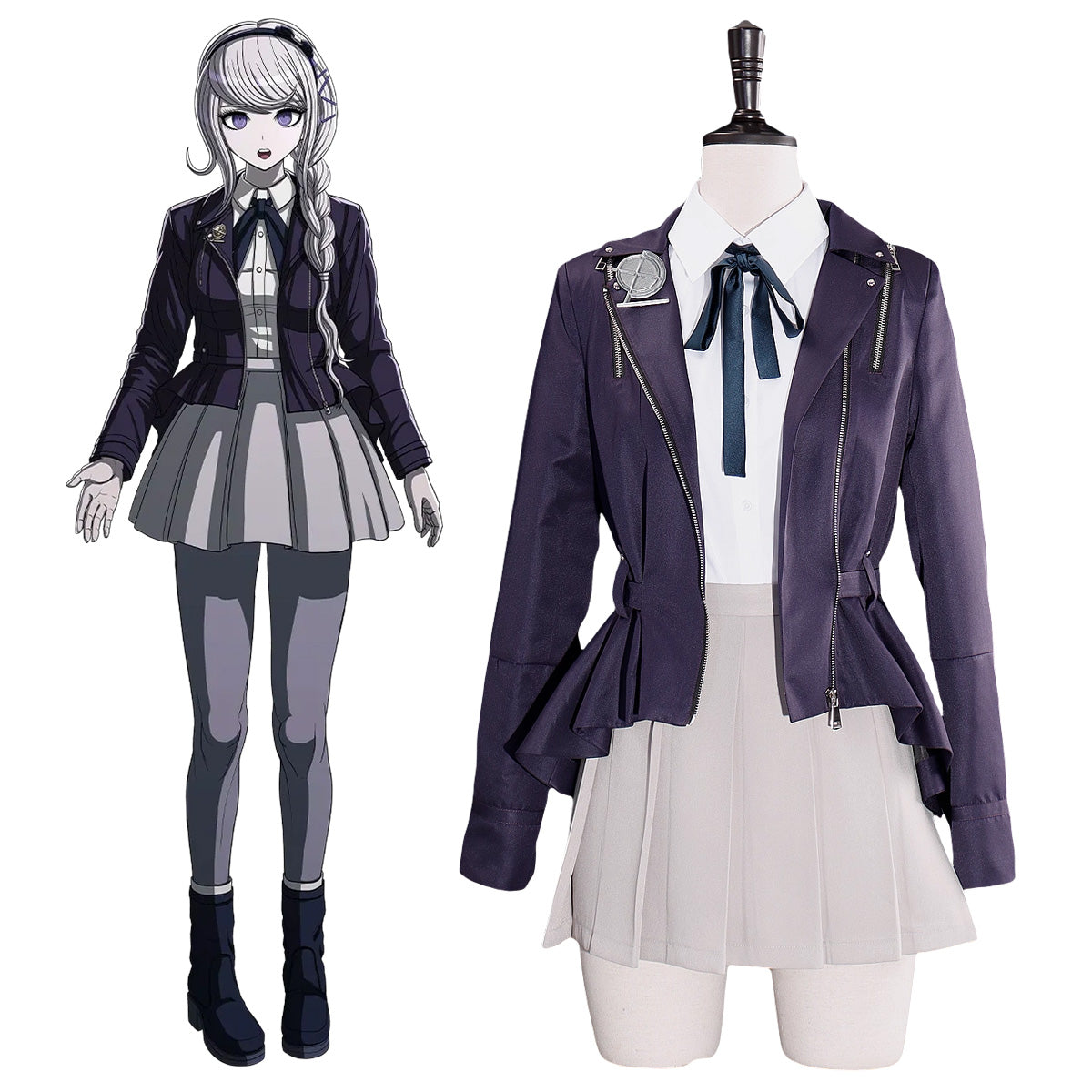 The Hundred Line -Last Defense Academy-Nozomi Kirifuji Cosplay Costume ...