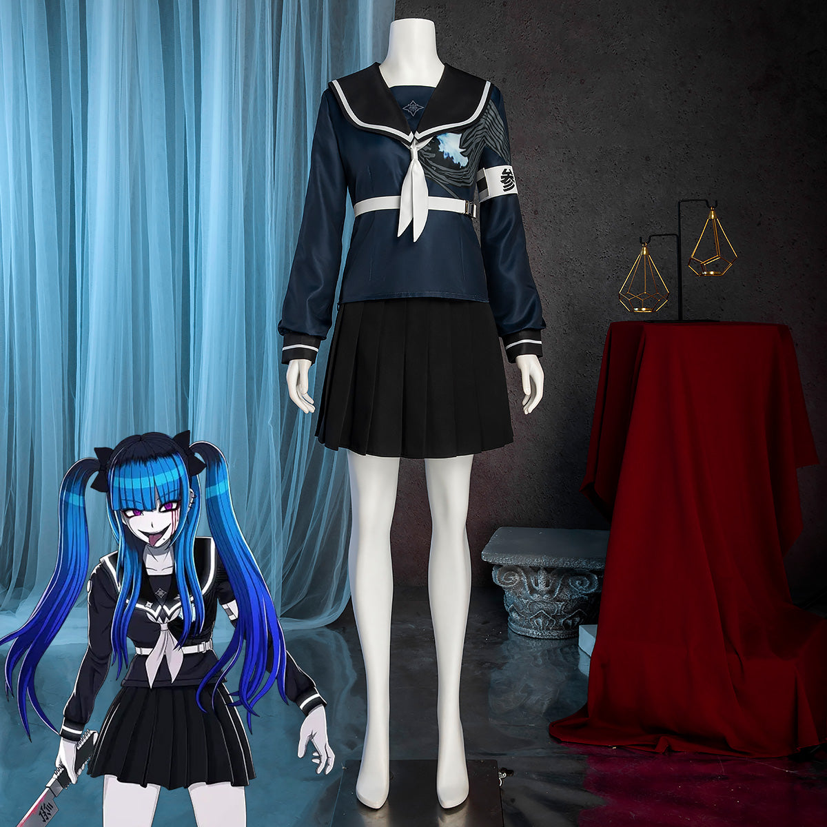The Hundred Line -Last Defense Academy Amemiya Taimi Cosplay Costume ...