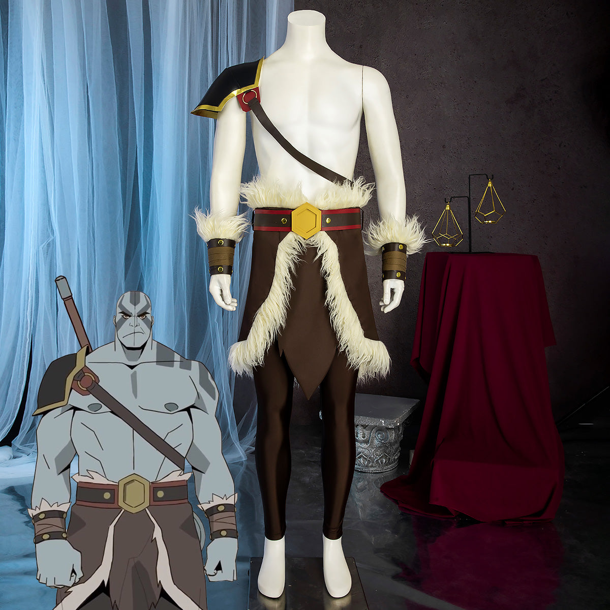 The Legend of Vox Machina Grog Strongjaw Cosplay Costume – Gcosplay